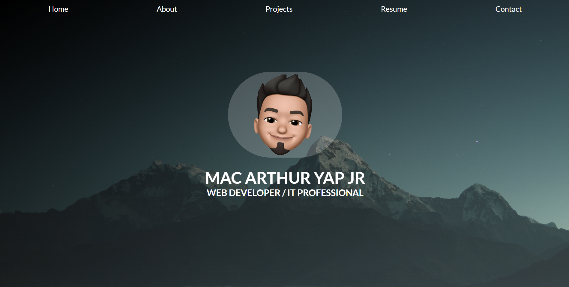 Welcome To My Porfolio